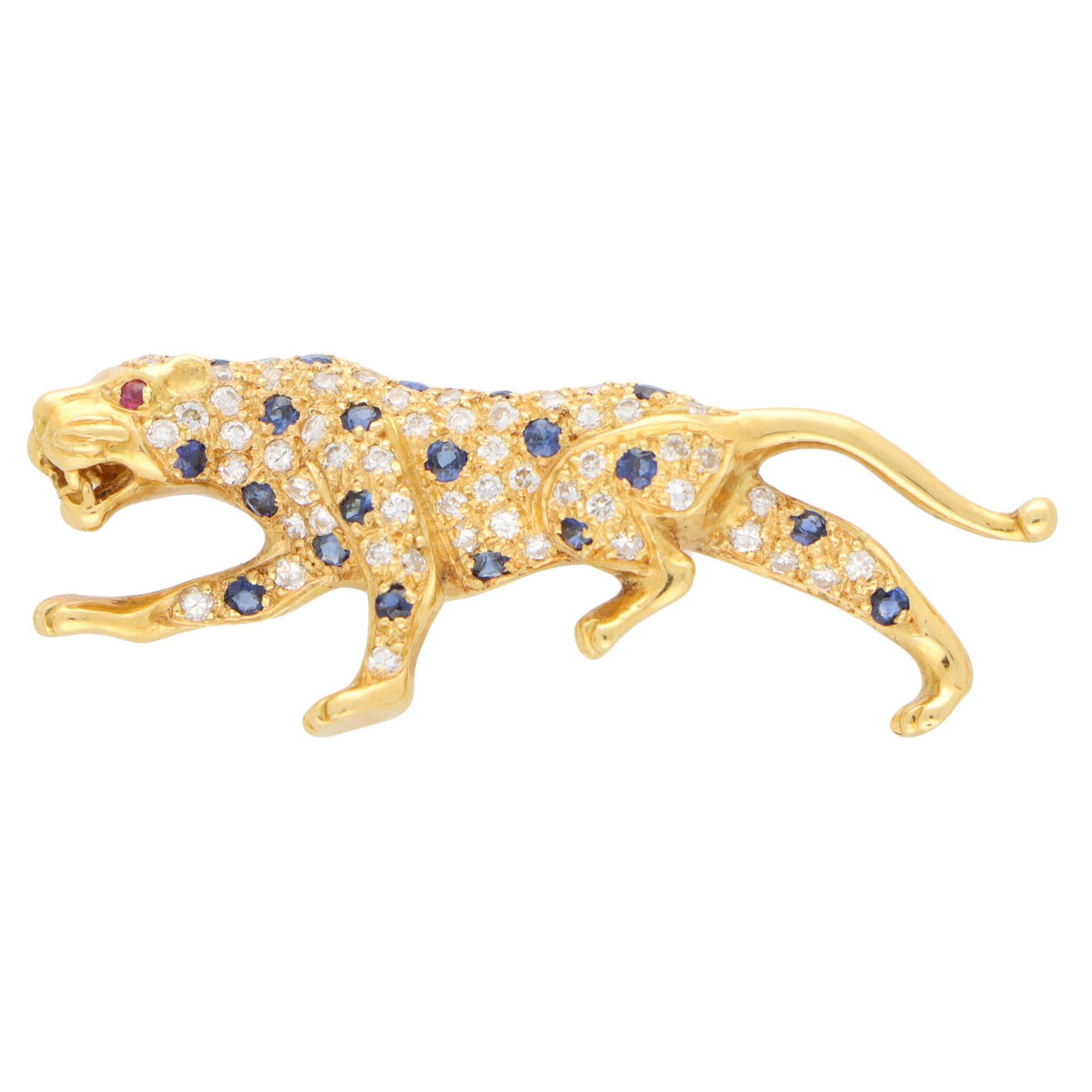 Panther Brooch - 35 For Sale on 1stDibs
