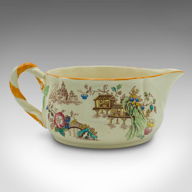 Vintage Saucing Jug, English, Ceramic, Decorative, Condiment Pot, Mid ...