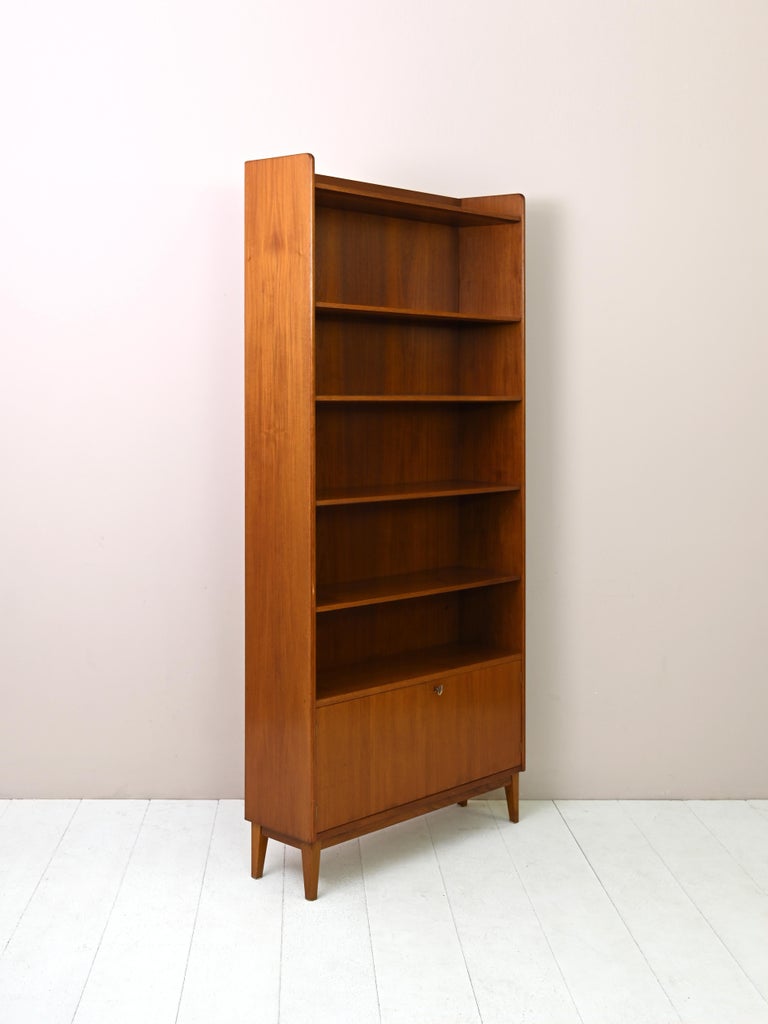 Vintage Scandinavian Bookcase / Three Modules For Sale at 1stDibs