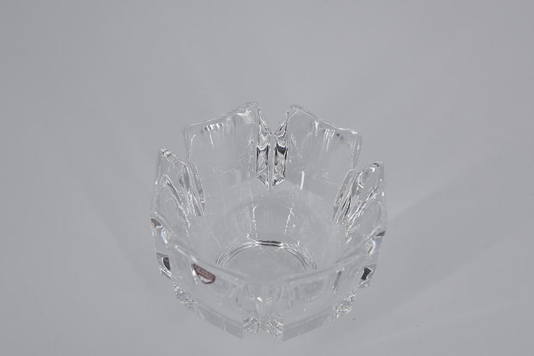 Vintage Scandinavian Swedish Mid-century Modern Clear Crystal Corona ...