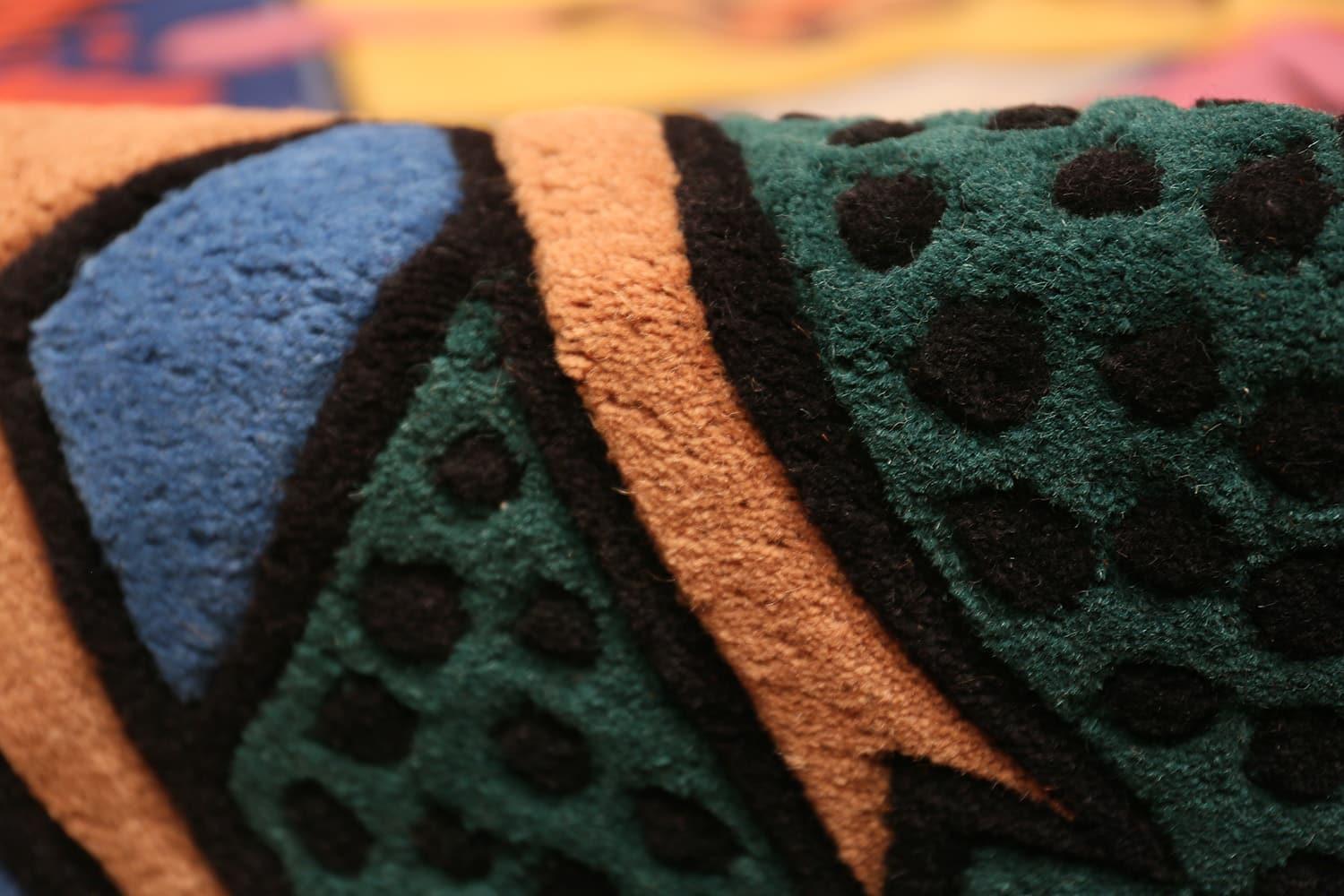 Nazmiyal Vintage Scandinavian Dutch Corneille Rug. 6 ft 6 in x 8 ft 10 ...