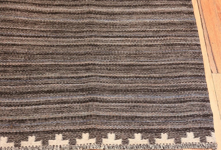 Vintage Scandinavian Kilim Rug by Rakel Callander. Size: 6 ft 4 in x 10 ...