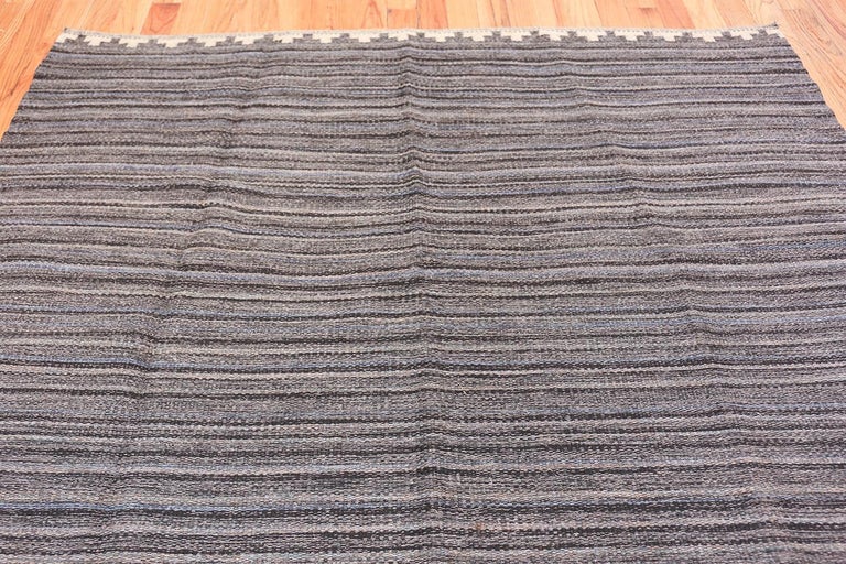 Vintage Scandinavian Kilim Rug by Rakel Callander. Size: 6 ft 4 in x 10 ...