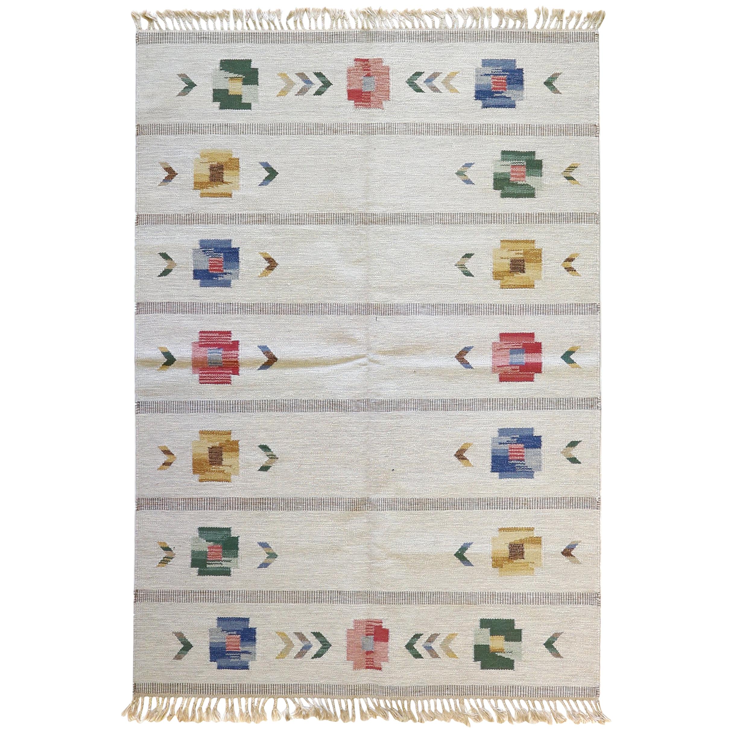 Vintage Scandinavian Danish Art Rug Attributed to Piet Mondrian at 1stDibs