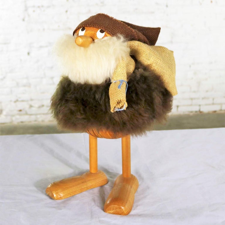 Vintage Scandinavian Large Gonk Troll Tomte Gnome Figure Style of Hans ...