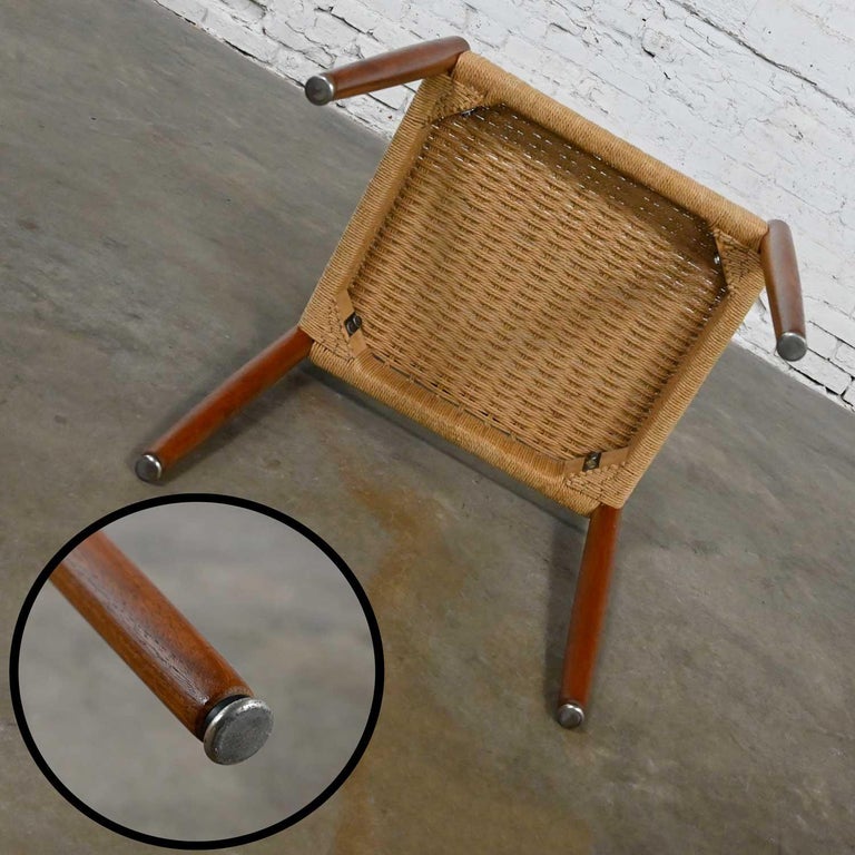 Vintage Scandinavian Modern Teak Side Dining Chair Attr Poul Volther ...