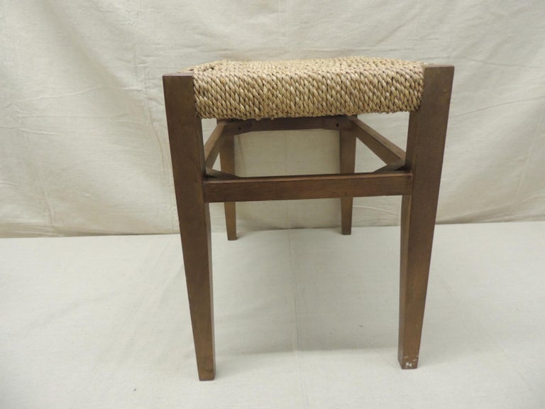 Vintage Scandinavian Rectangular Stool at 1stDibs
