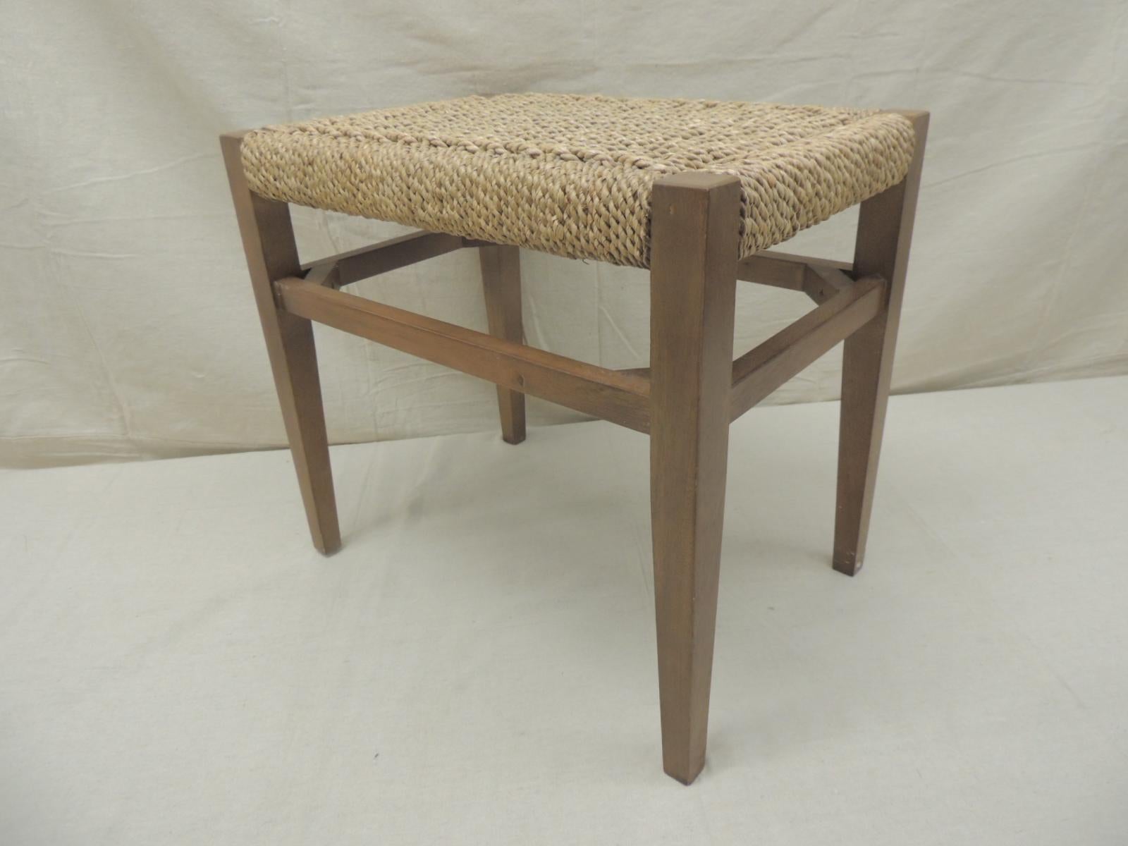 Vintage Scandinavian Rectangular Stool at 1stDibs