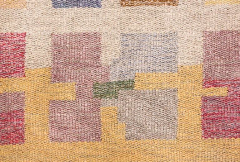 Vintage Scandinavian Rug by Agda Osterberg at 1stDibs