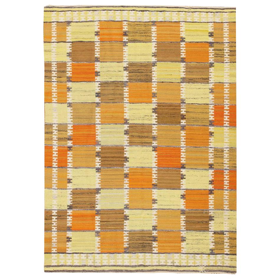 Vintage Scandinavian Rug by Sverige Sannolikt at 1stDibs