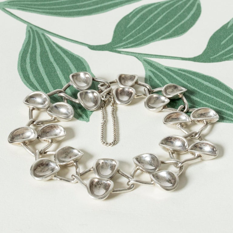 Vintage Scandinavian Silver Bracelet by Sigurd Persson, Sweden, 1954 ...