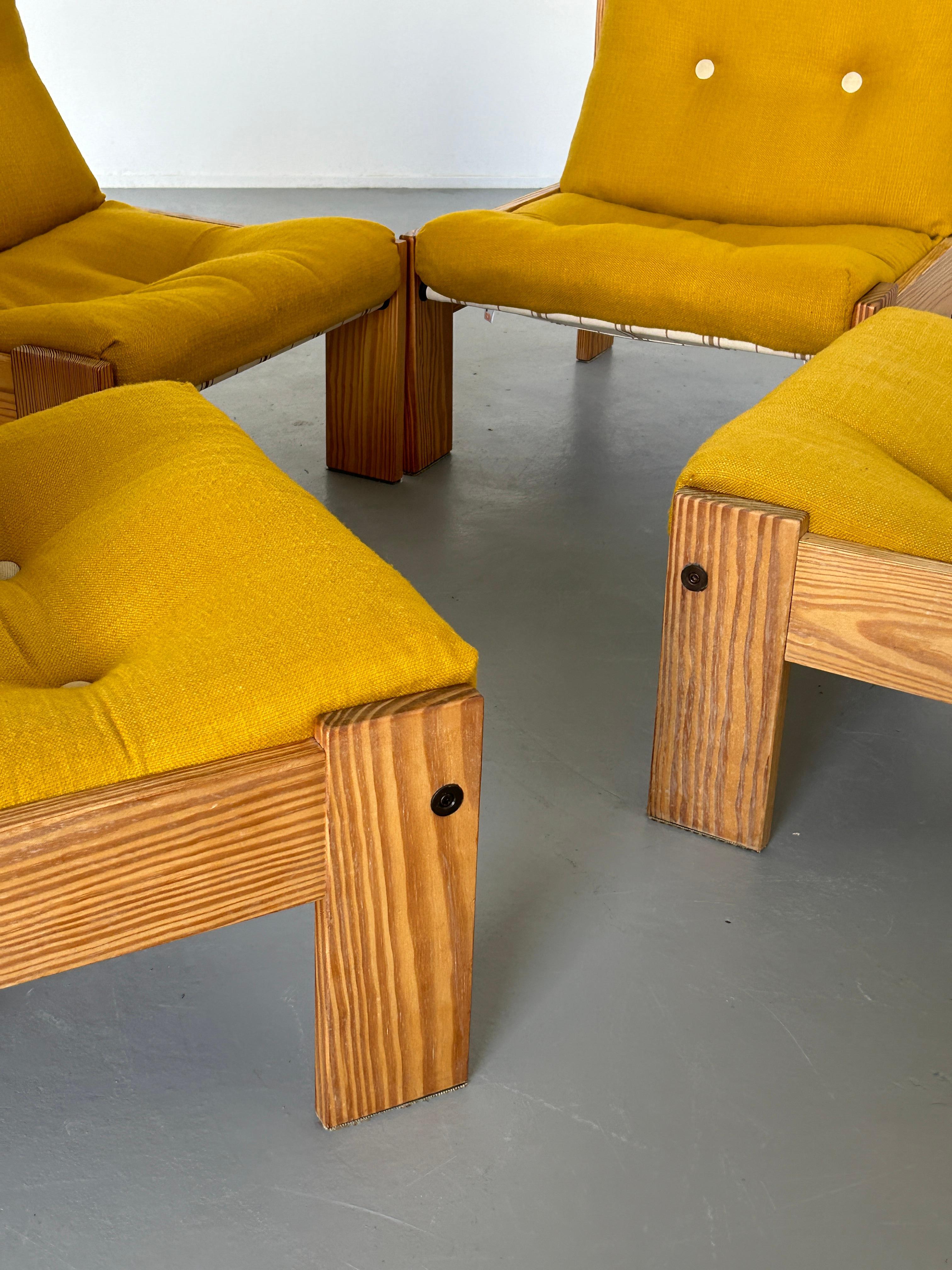 Vintage Scandinavian Style Mid-Century Modern Seating Set by Herlag ...