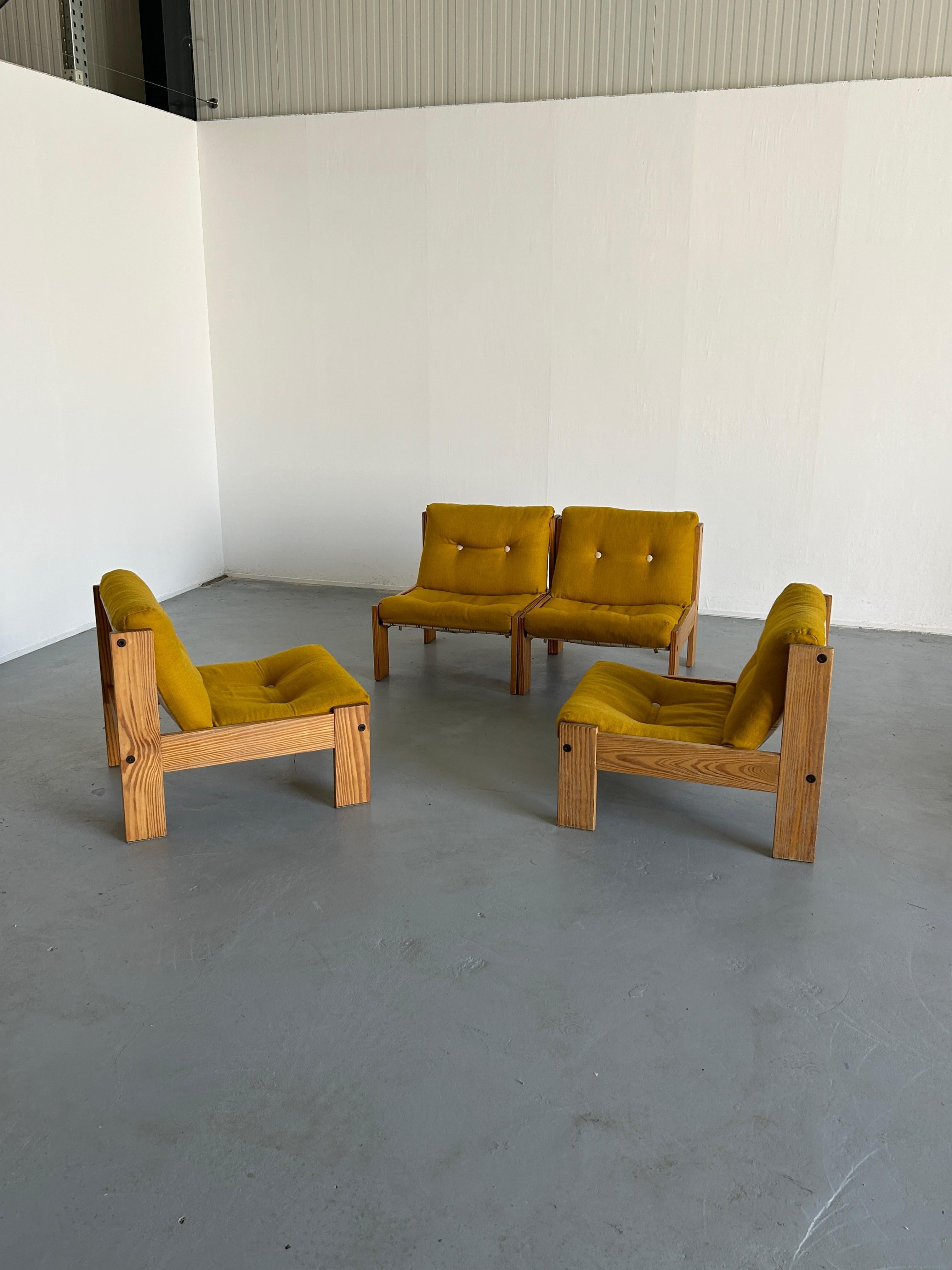 Vintage Scandinavian Style Mid-Century Modern Seating Set by Herlag ...