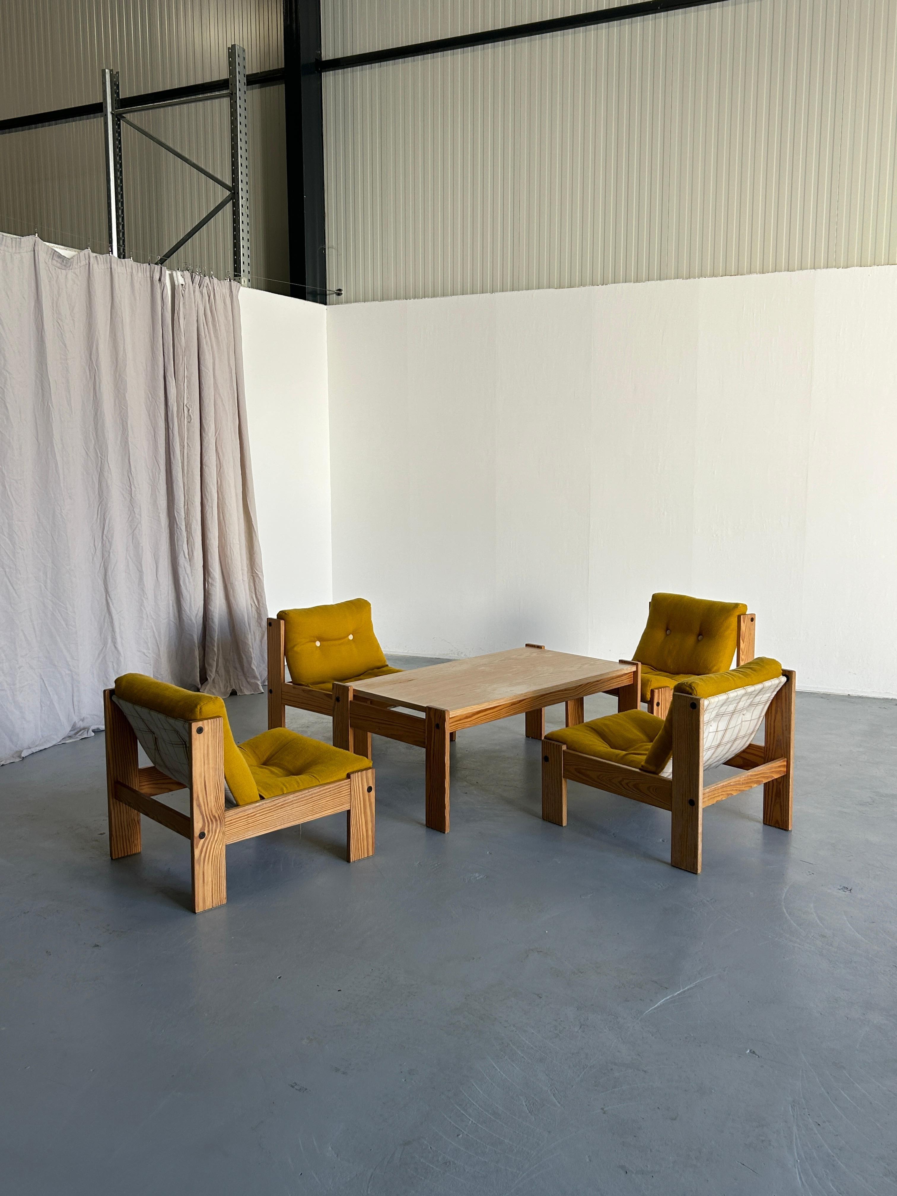 Vintage Scandinavian Style Mid-Century Modern Seating Set by Herlag ...