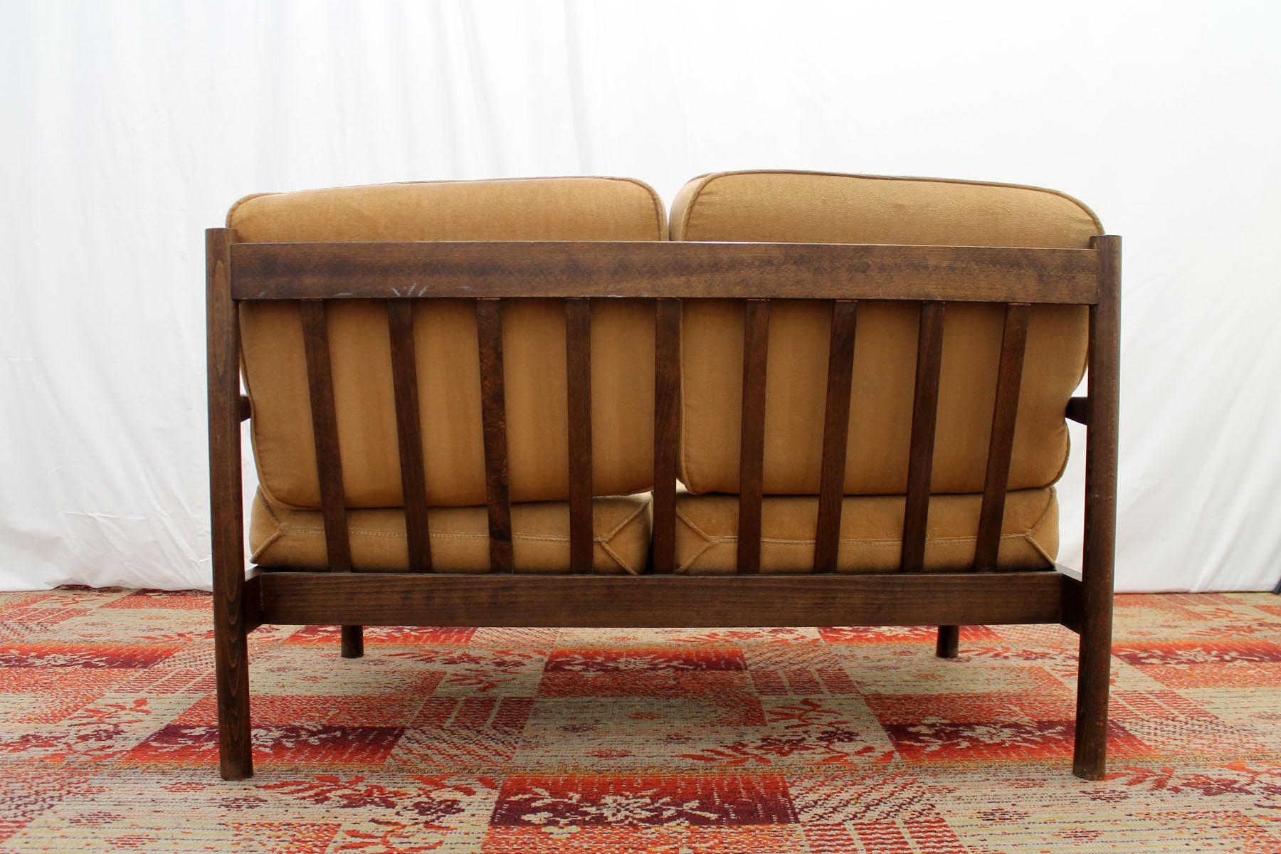 Vintage Scandinavian Style Two Seater Sofa, 1980s For Sale at 1stDibs