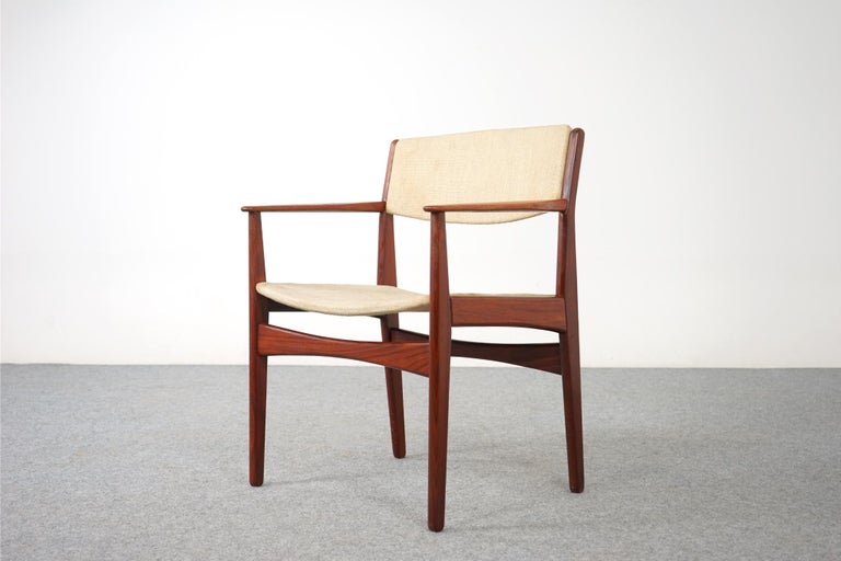 Vintage Scandinavian Teak Arm Chair For Sale at 1stDibs
