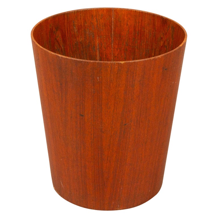 Vintage Scandinavian Teak Waste Paper Bin by Martin Åberg for Servex ...