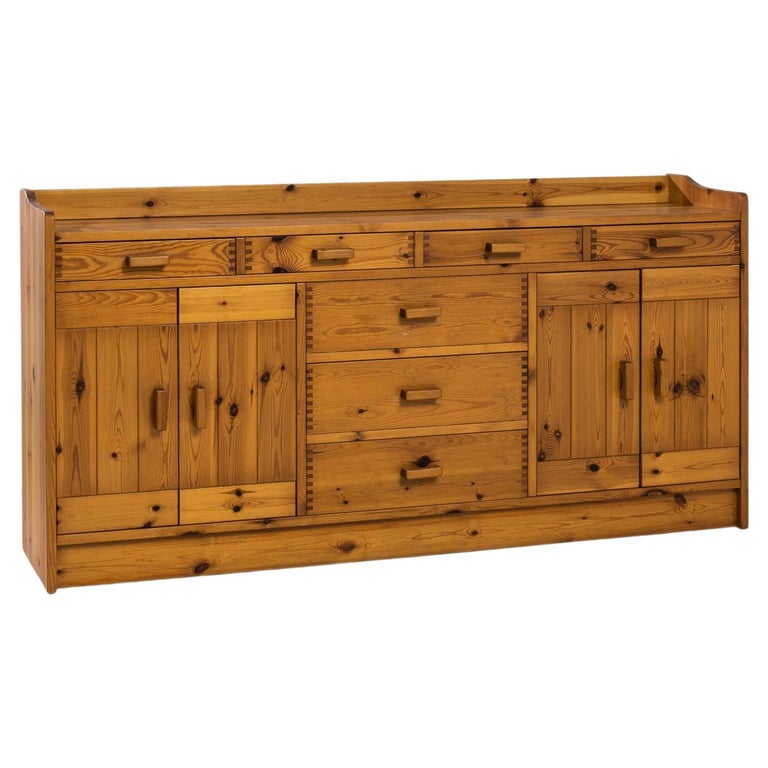 Vintage Scandinavian Wooden Buffet at 1stDibs