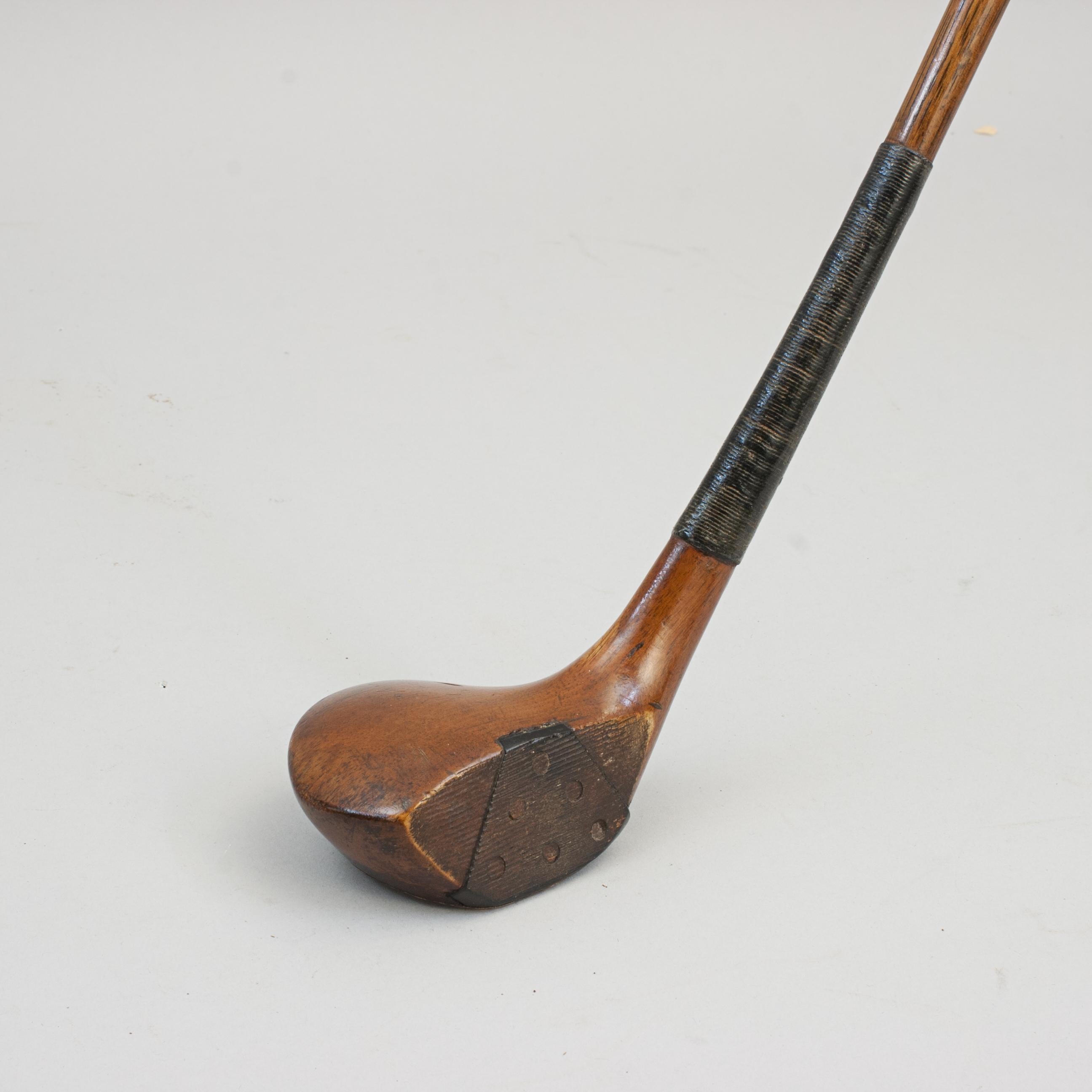 Vintage Scared Head Golf Club, Brassie For Sale at 1stDibs