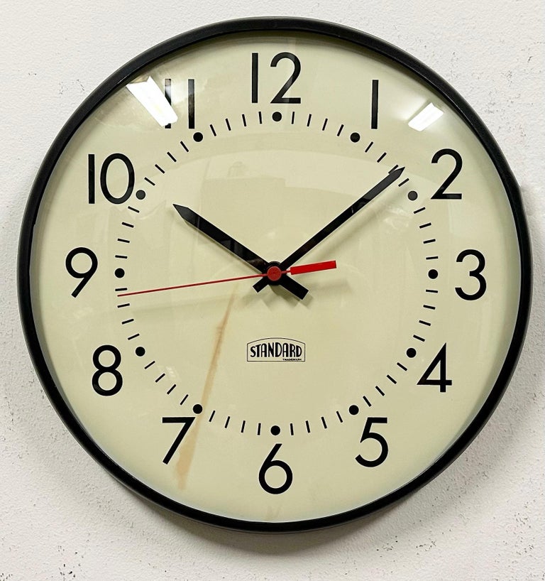 school clock on wall