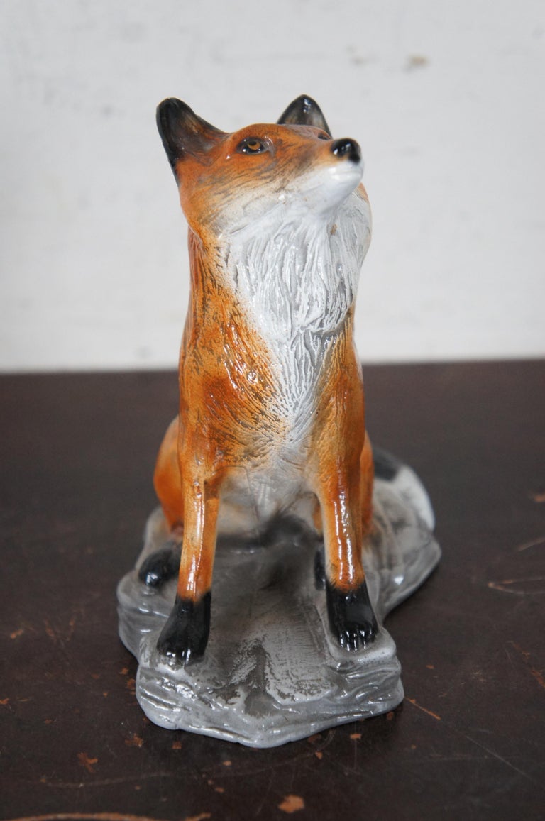 Vintage Scott Products Inc Porcelain Red Fox Bottle Opener Figurine For ...