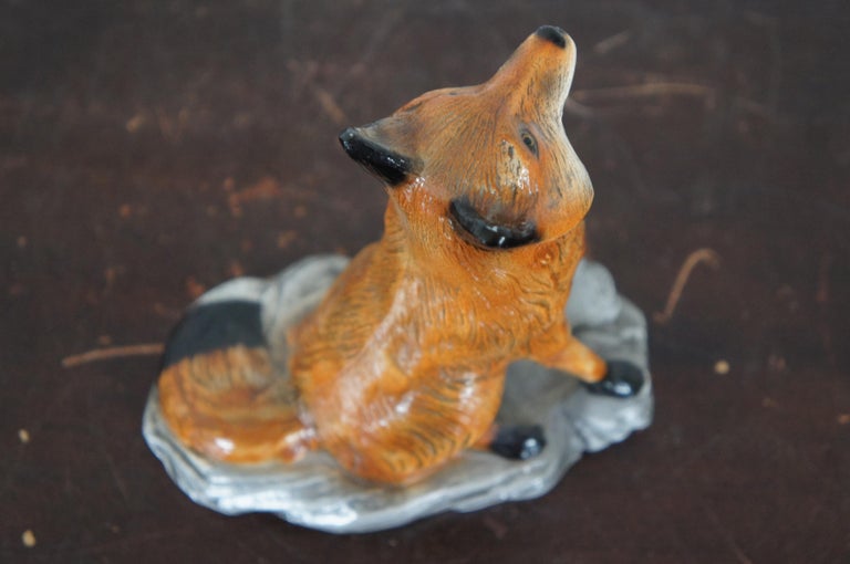 Vintage Scott Products Inc Porcelain Red Fox Bottle Opener Figurine For ...