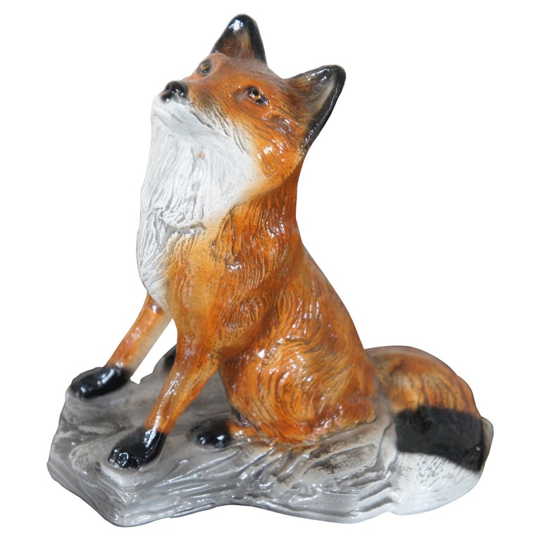 Vintage Scott Products Inc Porcelain Red Fox Bottle Opener Figurine For ...