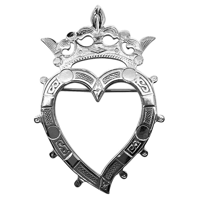Vintage Scottish Silver Hallmarked Luckenbooth Brooch 1968 For Sale at ...