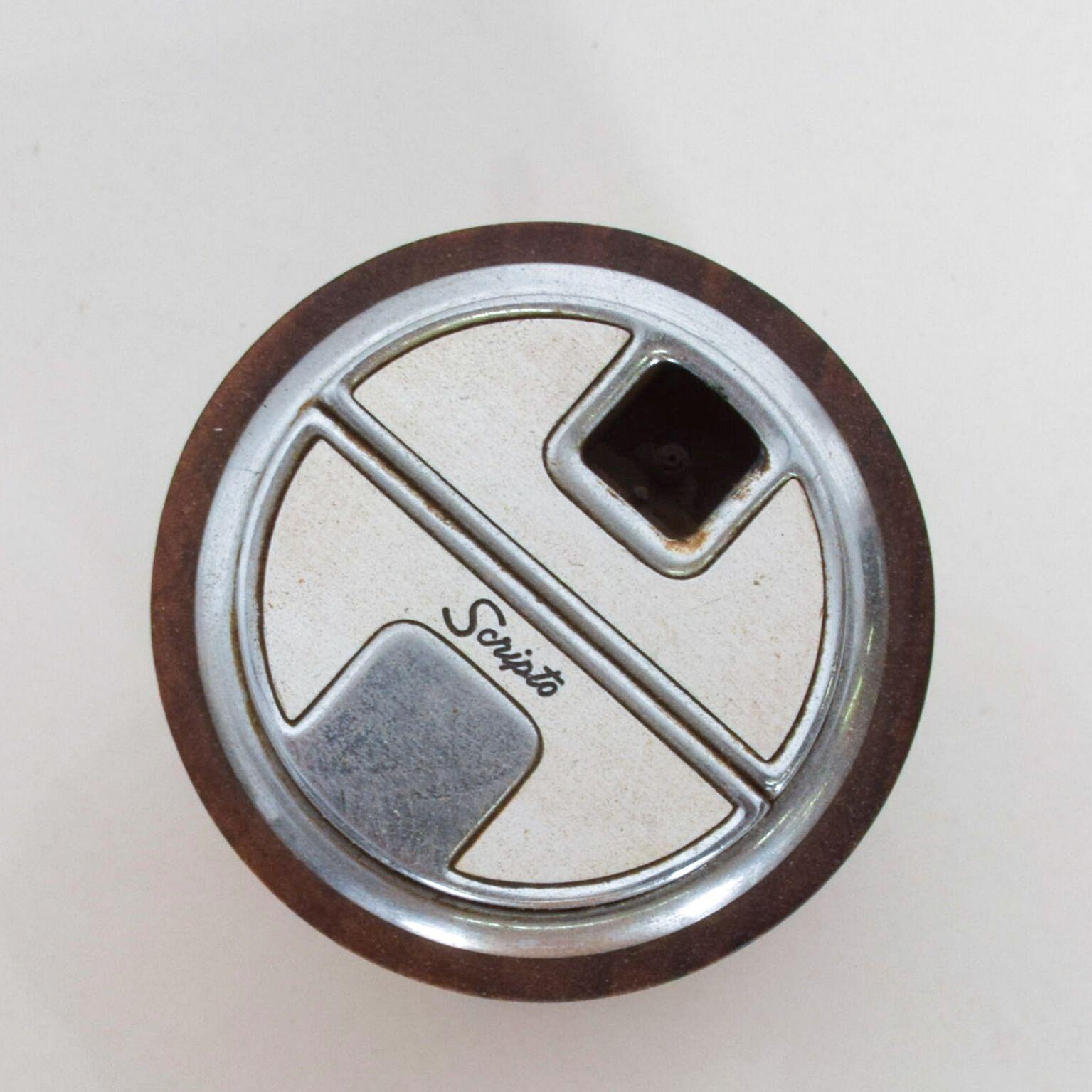 Vintage Scripto Japanese Lighter in Rare Rosewood with Stainless Steel ...