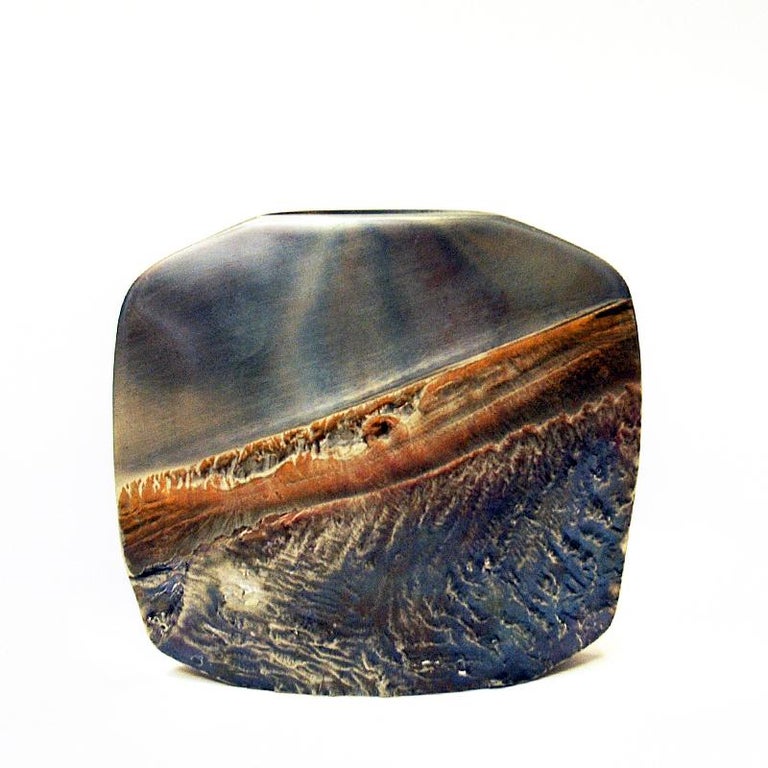 Vintage Sculptural Pewter Vase by Helgi Joensen, Norway, 1990s For Sale ...
