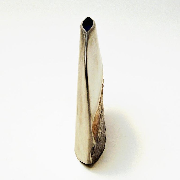 Vintage Sculptural Pewter Vase by Helgi Joensen, Norway, 1990s For Sale ...