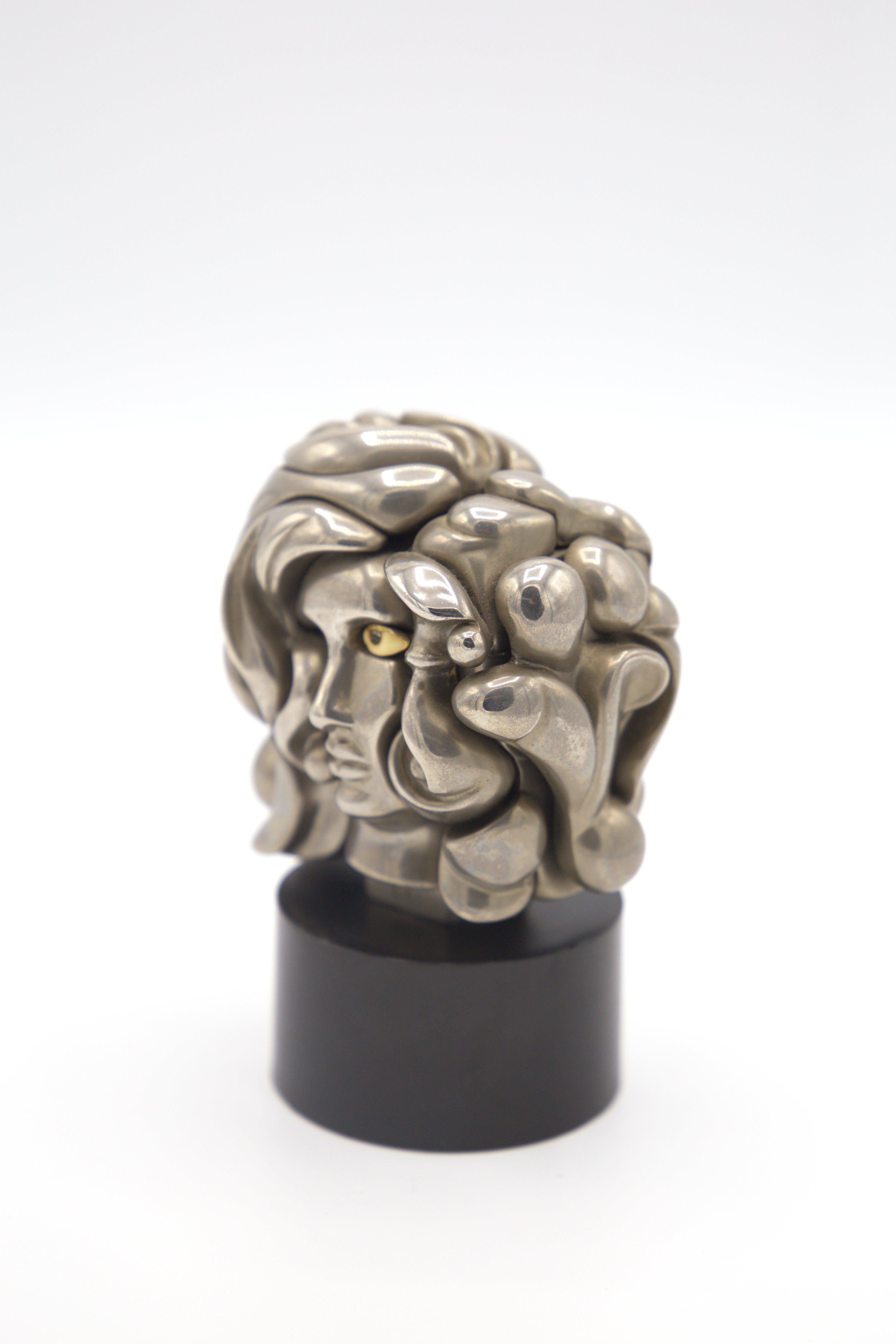 Vintage Sculpture Portrait de Michele by Miguel Berrocal at 1stDibs