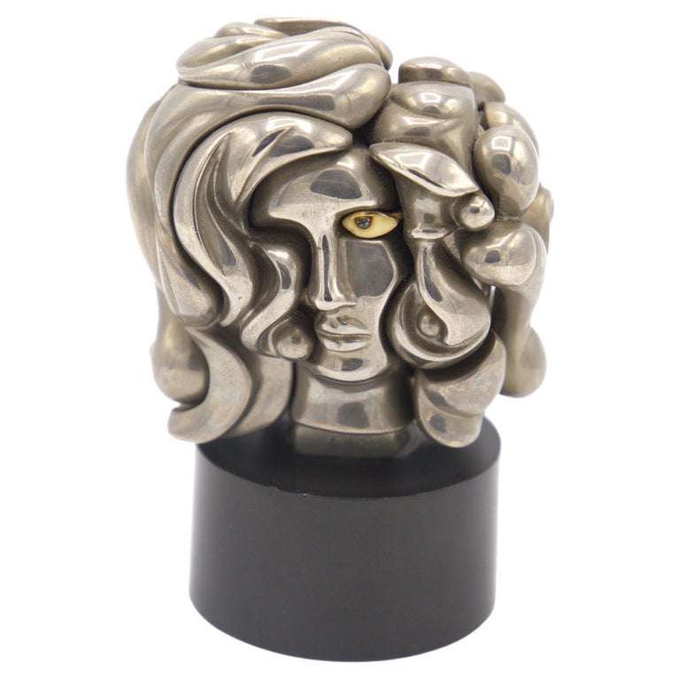 Vintage Sculpture Portrait de Michele by Miguel Berrocal at 1stDibs