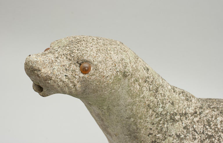 Vintage Seal Water Feature, Garden Fountain at 1stDibs