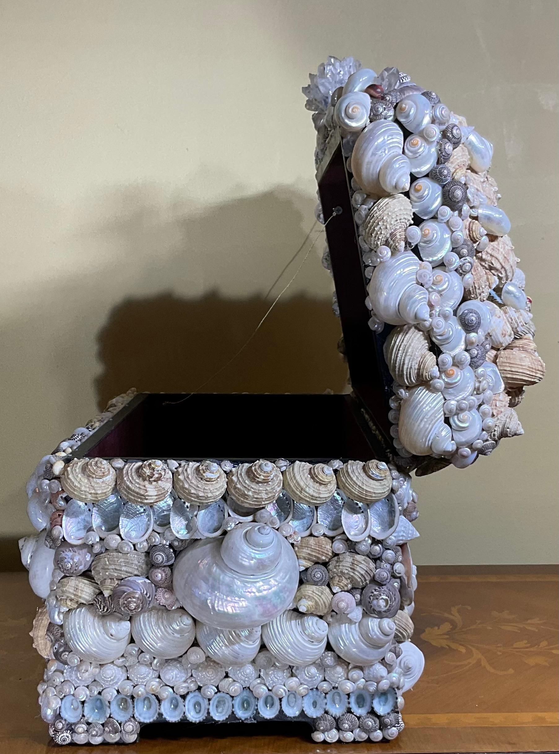 Vintage Seashells Box For Sale at 1stDibs