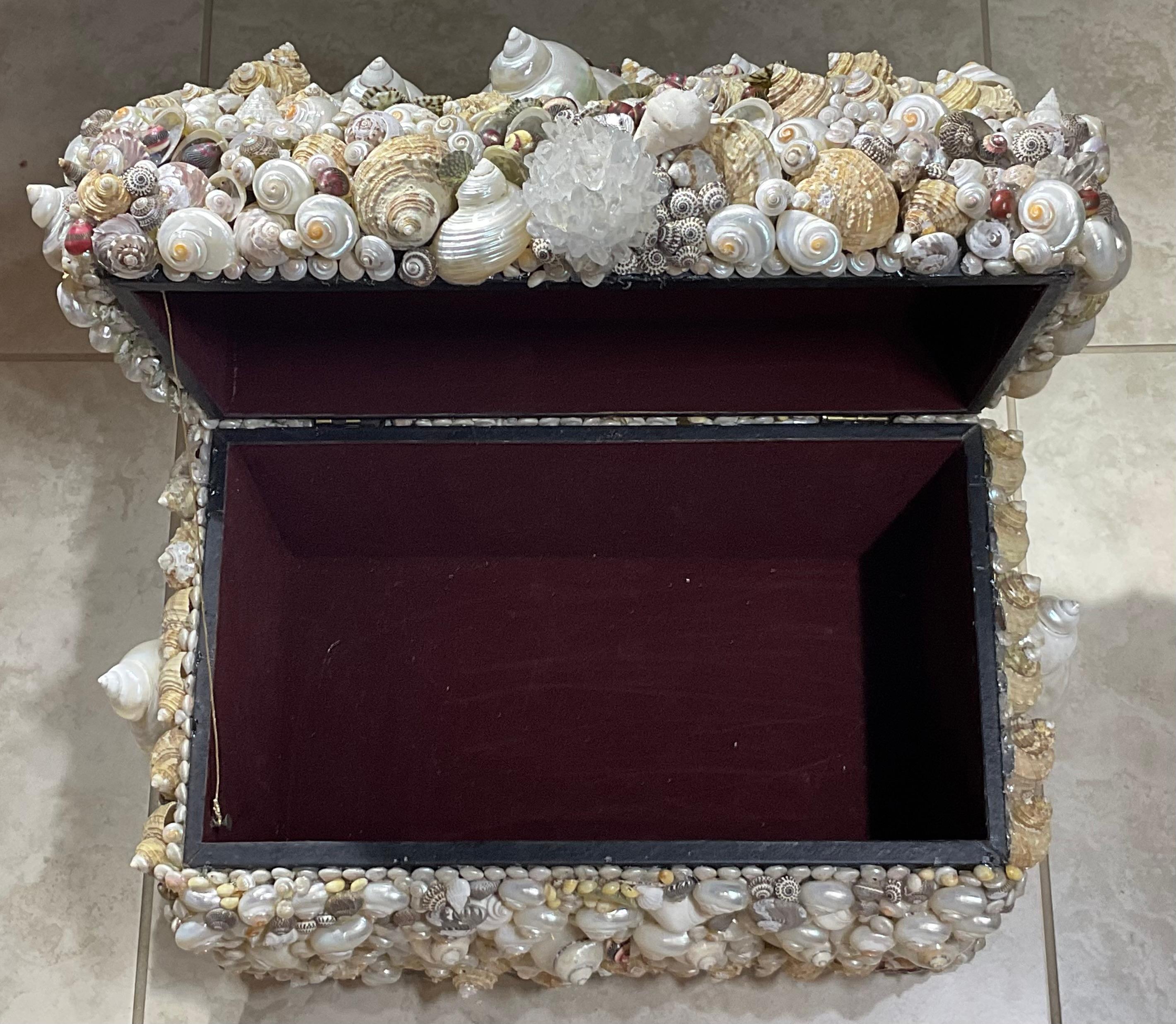 Vintage Seashells Box For Sale at 1stDibs