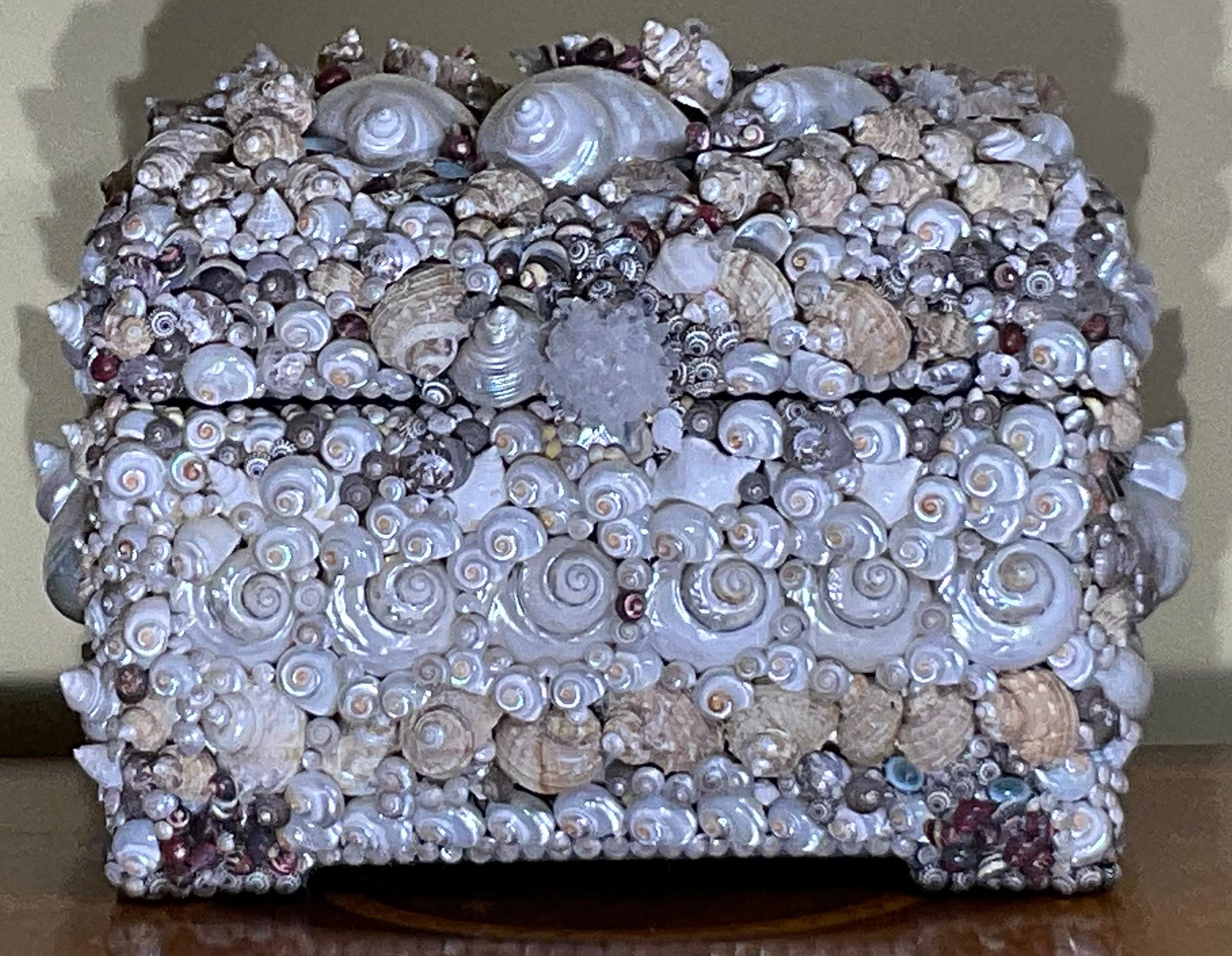 Vintage Seashells Box For Sale at 1stDibs