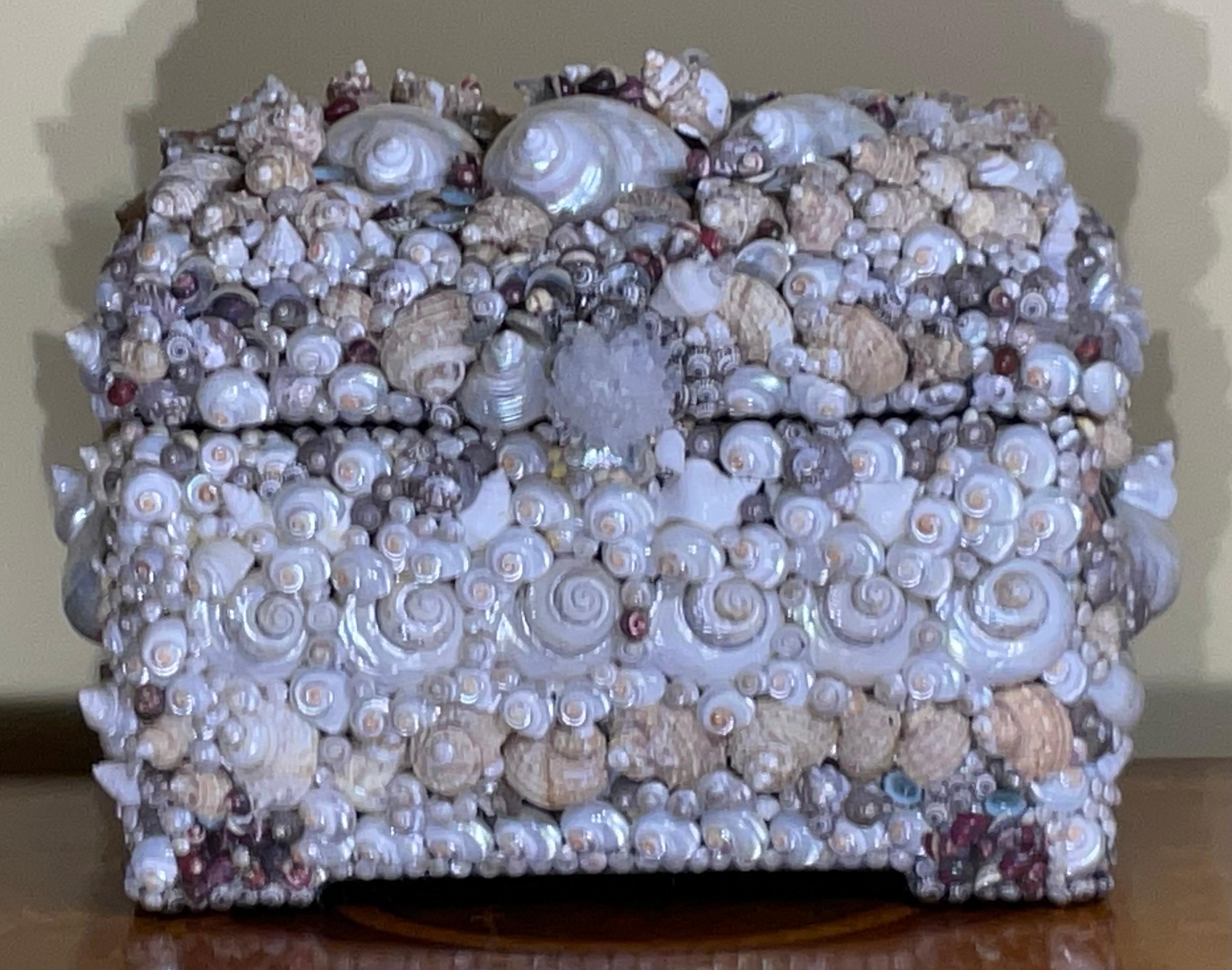 Vintage Seashells Box For Sale at 1stDibs