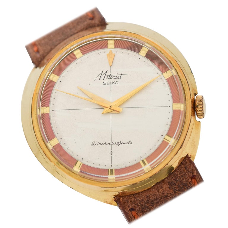 Vintage Seiko Motorist Drivers Watch, 1960s For Sale at 1stDibs