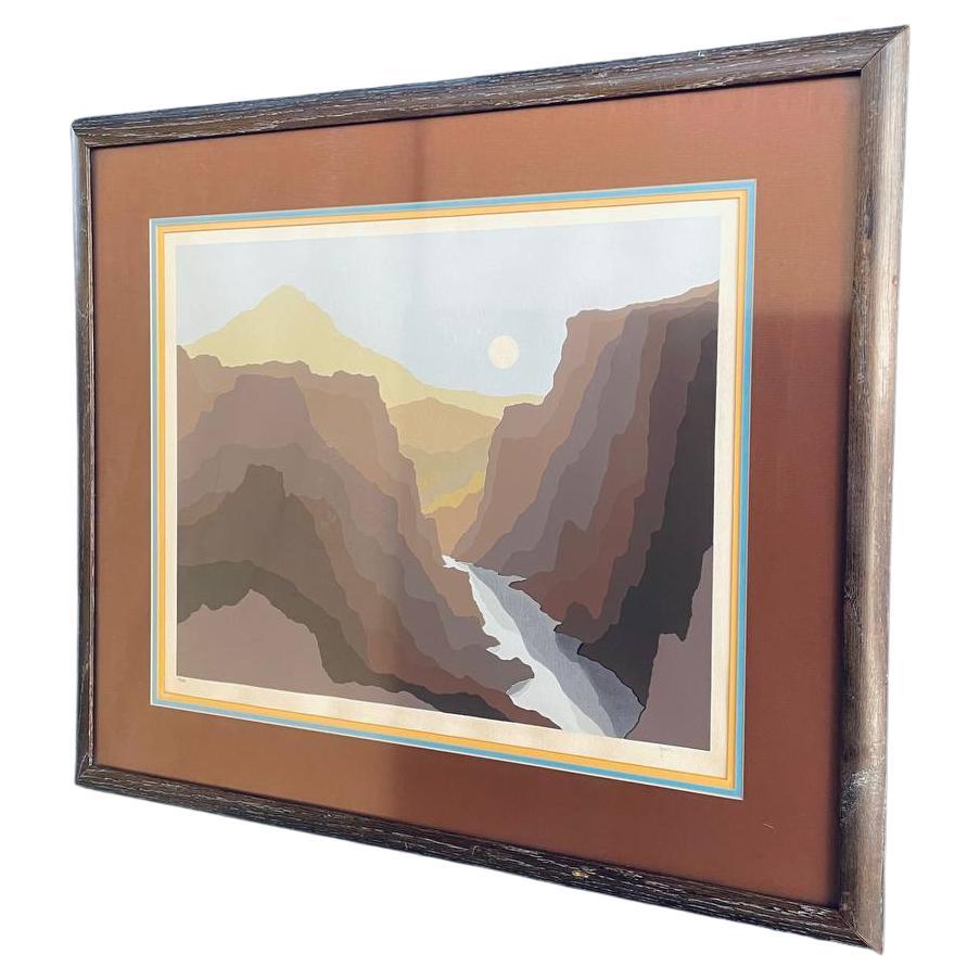 Vintage Serigraph “Rivulet” Portrait, signed Jon at 1stDibs
