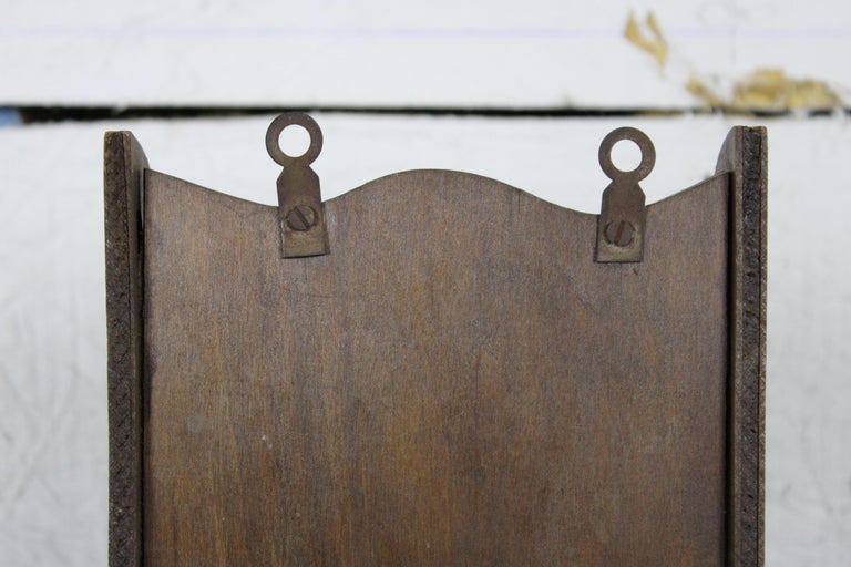 Vintage Serpentine 3 Tier Wall Hanging Curio Display Trinket Shelf Wood ...