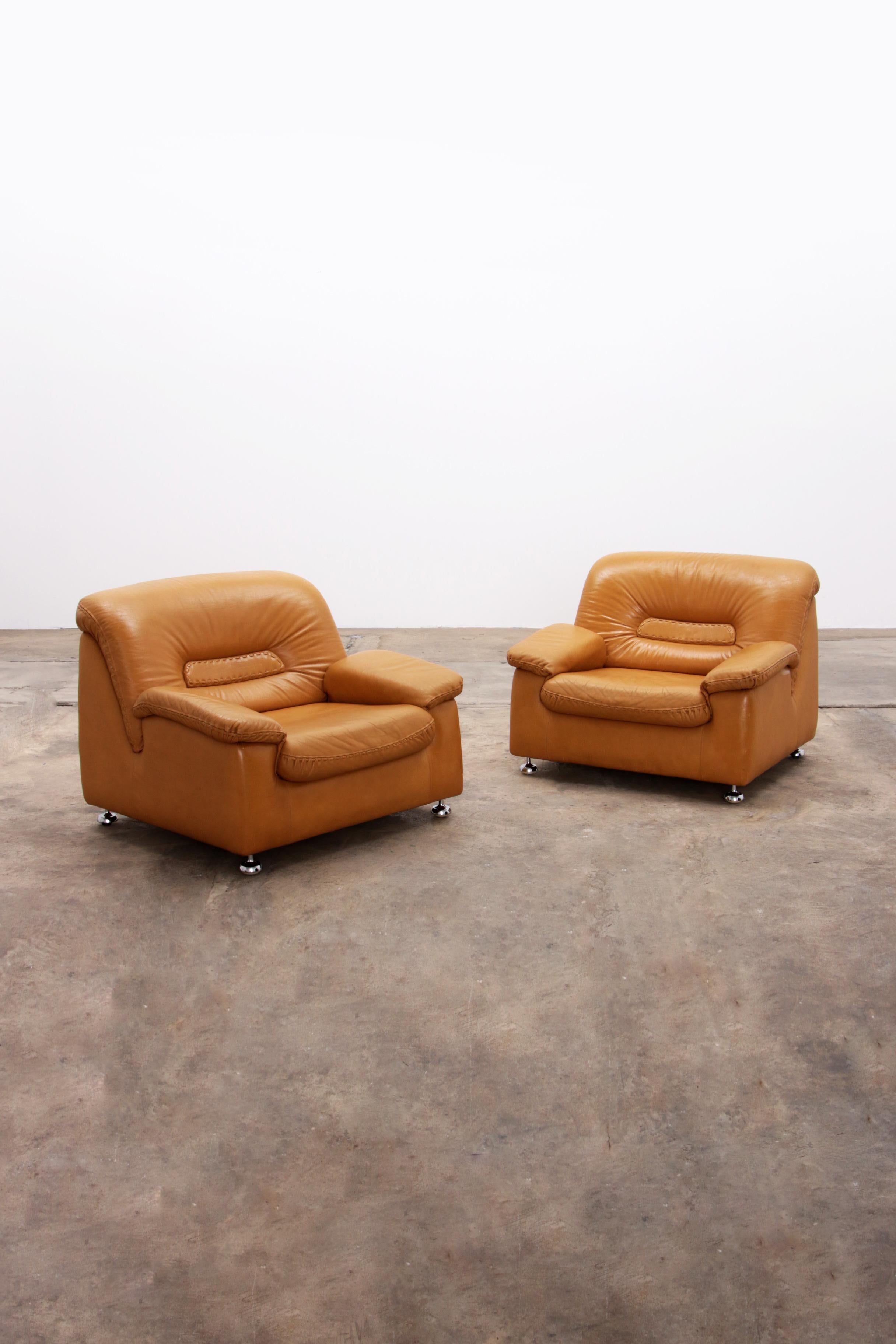 Vintage set Design armchairs by DeSede, 1970 Switzerland. For Sale at ...