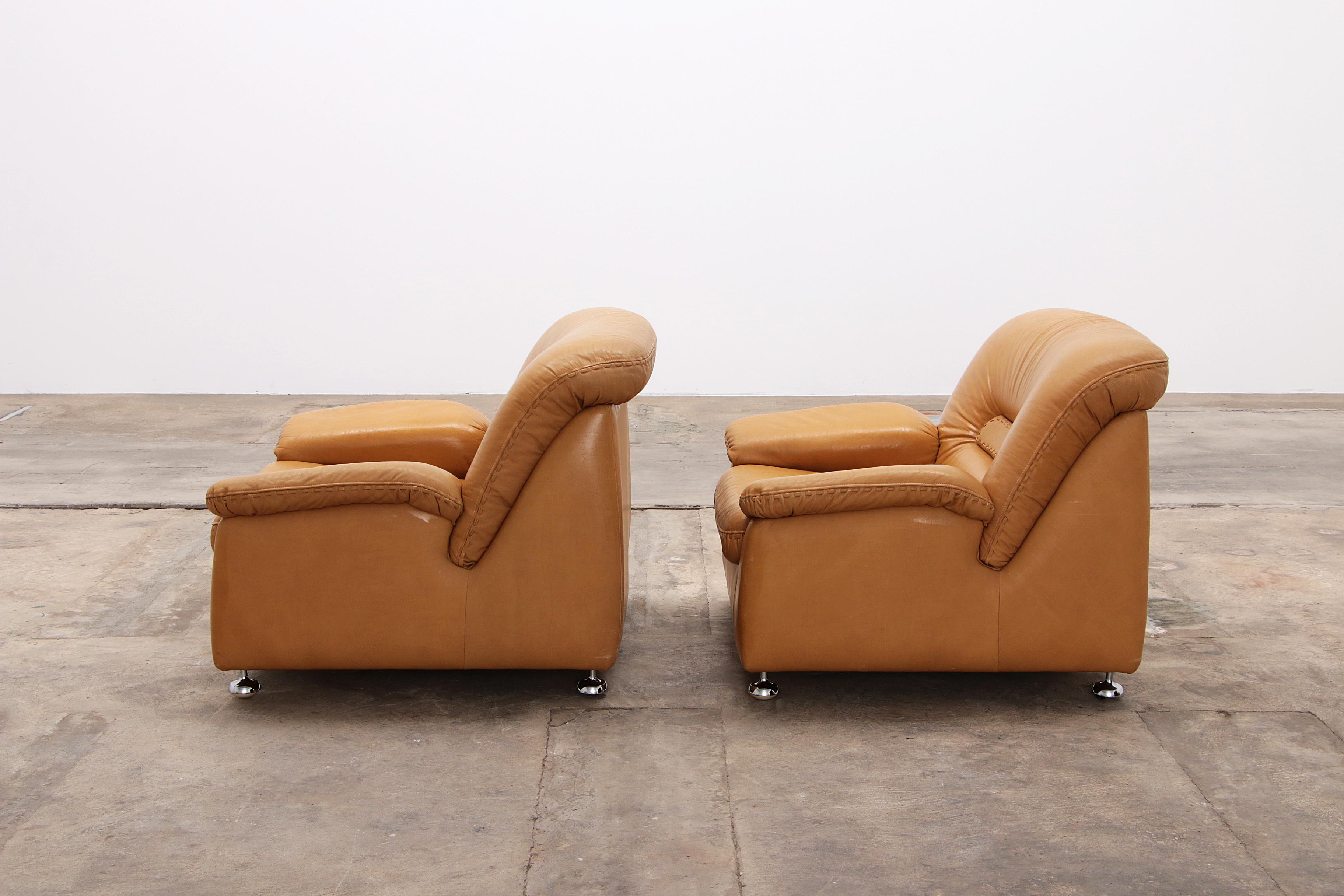 Vintage set Design armchairs by DeSede, 1970 Switzerland. For Sale at ...