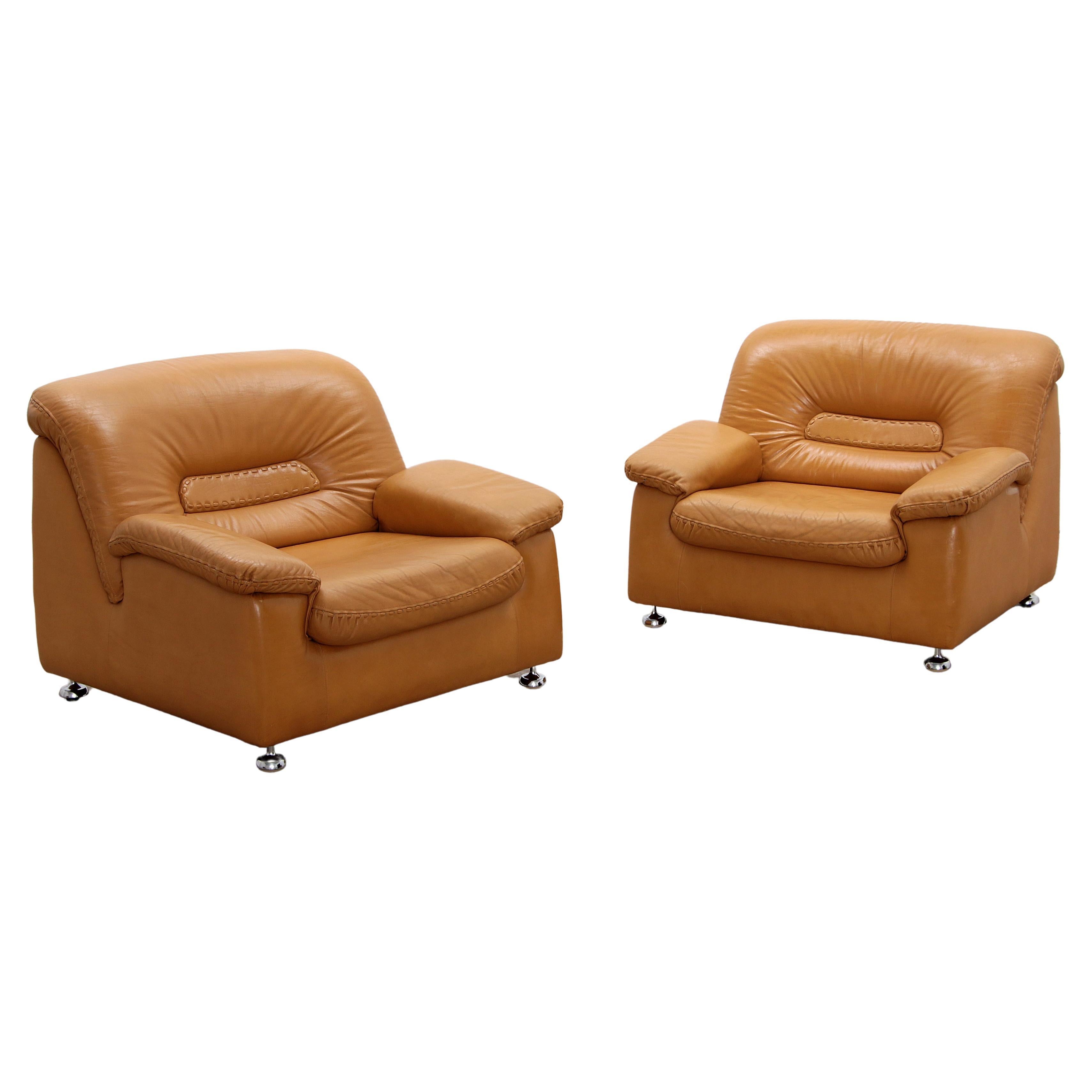 Vintage set Design armchairs by DeSede, 1970 Switzerland. For Sale at ...