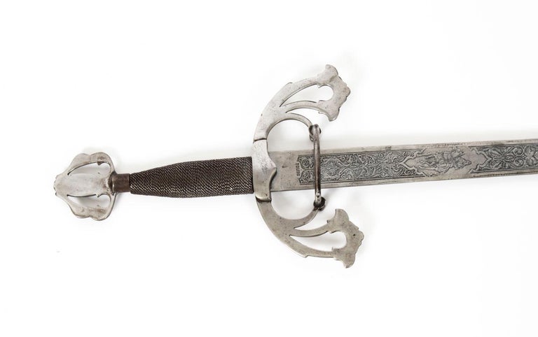 Vintage Set of 3 Two-Handed Claymore Swords, 20th Century at 1stDibs ...