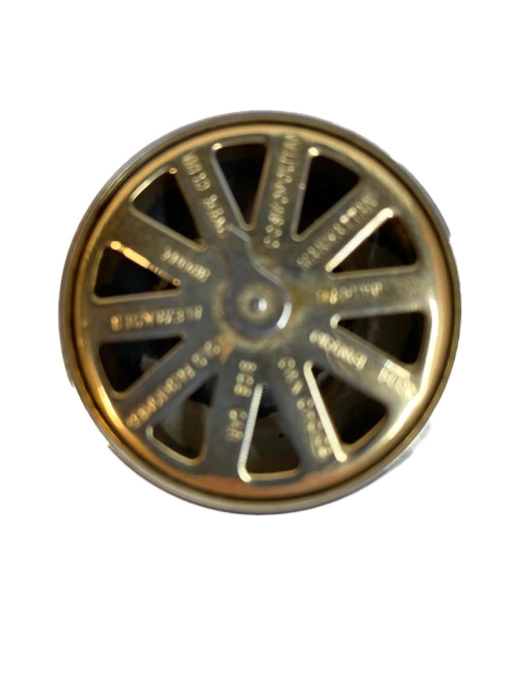 Vintage Set of 4 Individual Dial-a-Drink Cocktail Shakers and ...