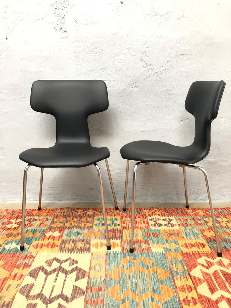 Vintage Set of 6 Iconic Arne Jacobsen 3103 Hammer Chairs Designed in ...