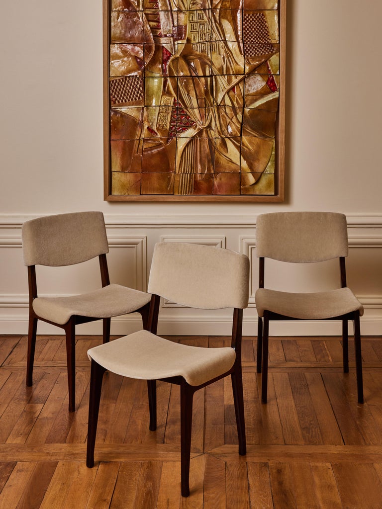 Vintage Set of 8 Chairs, Circa 70 For Sale at 1stDibs