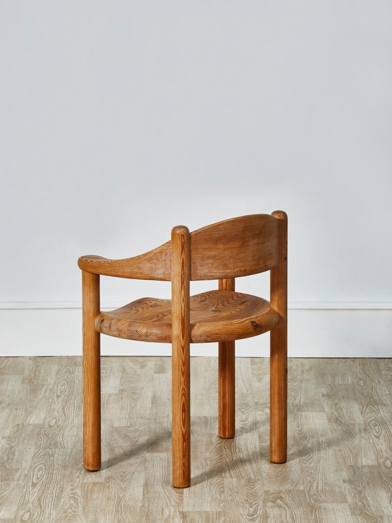 Vintage Set of 8 Wooden Chairs, 70s For Sale at 1stDibs | 70s wooden ...