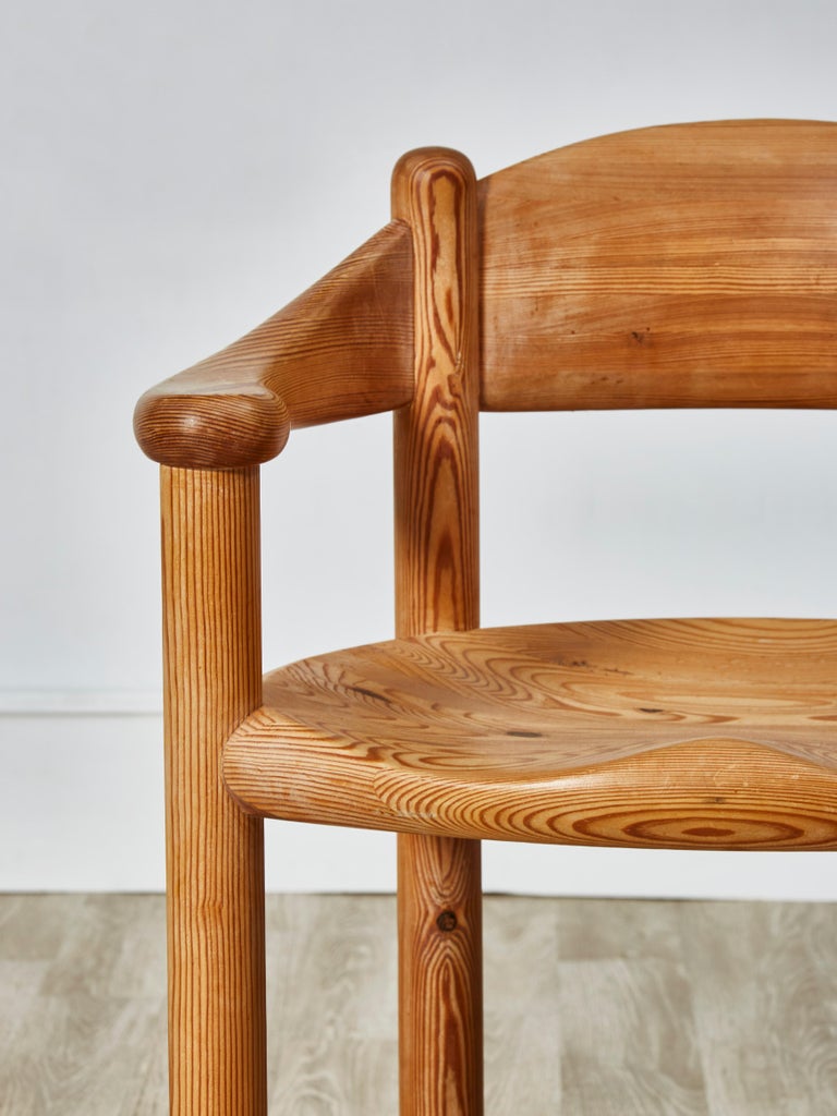 Vintage Set of 8 Wooden Chairs, 70s For Sale at 1stDibs | 70s wooden ...